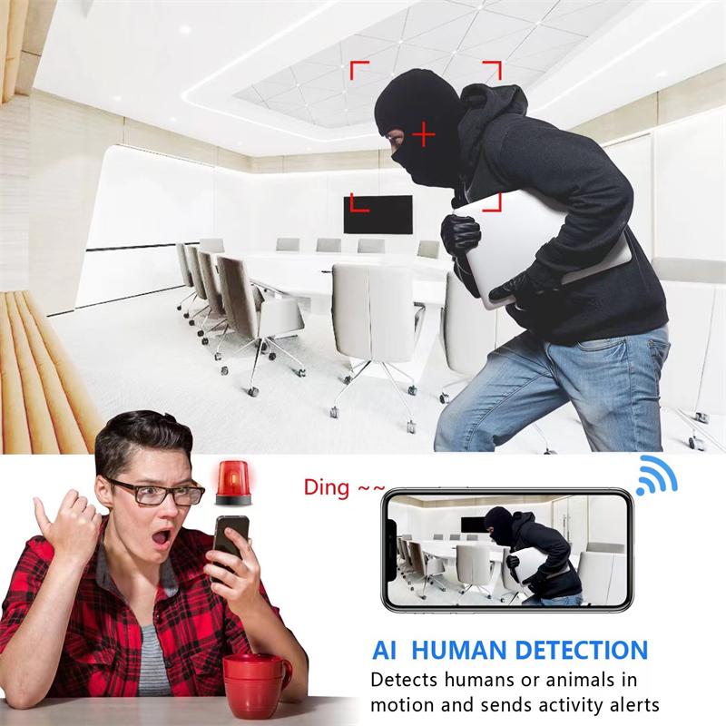 Мини безжична WiFi камера за наблюдение 1080p Full HD ALC™ магнитна ...
