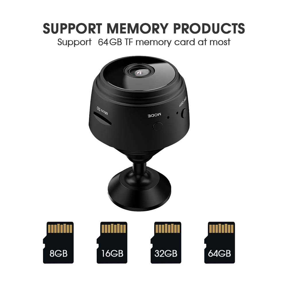 Mini camera de supraveghere wireless WiFi 1080p Full HD prindere cu ...