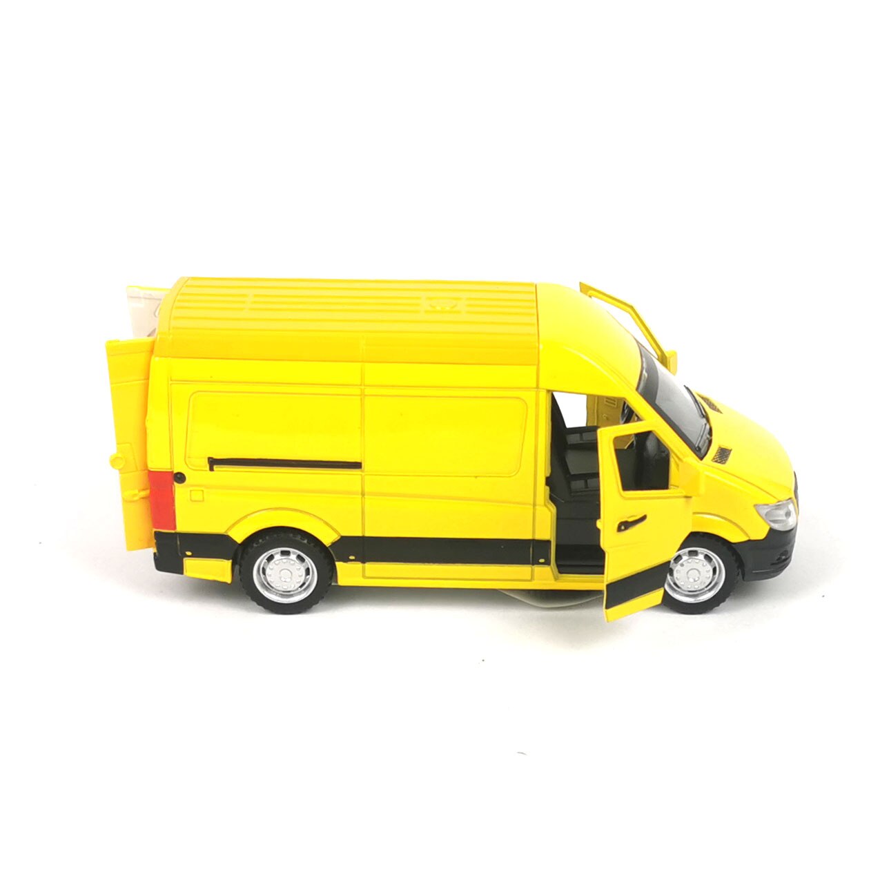 Autobuz metalic, Mercedes Sprinter, Cu usi care se deschid, Galben ...