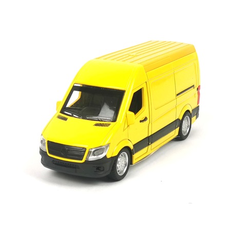 Autobuz metalic, Mercedes Sprinter, Cu usi care se deschid, Galben ...