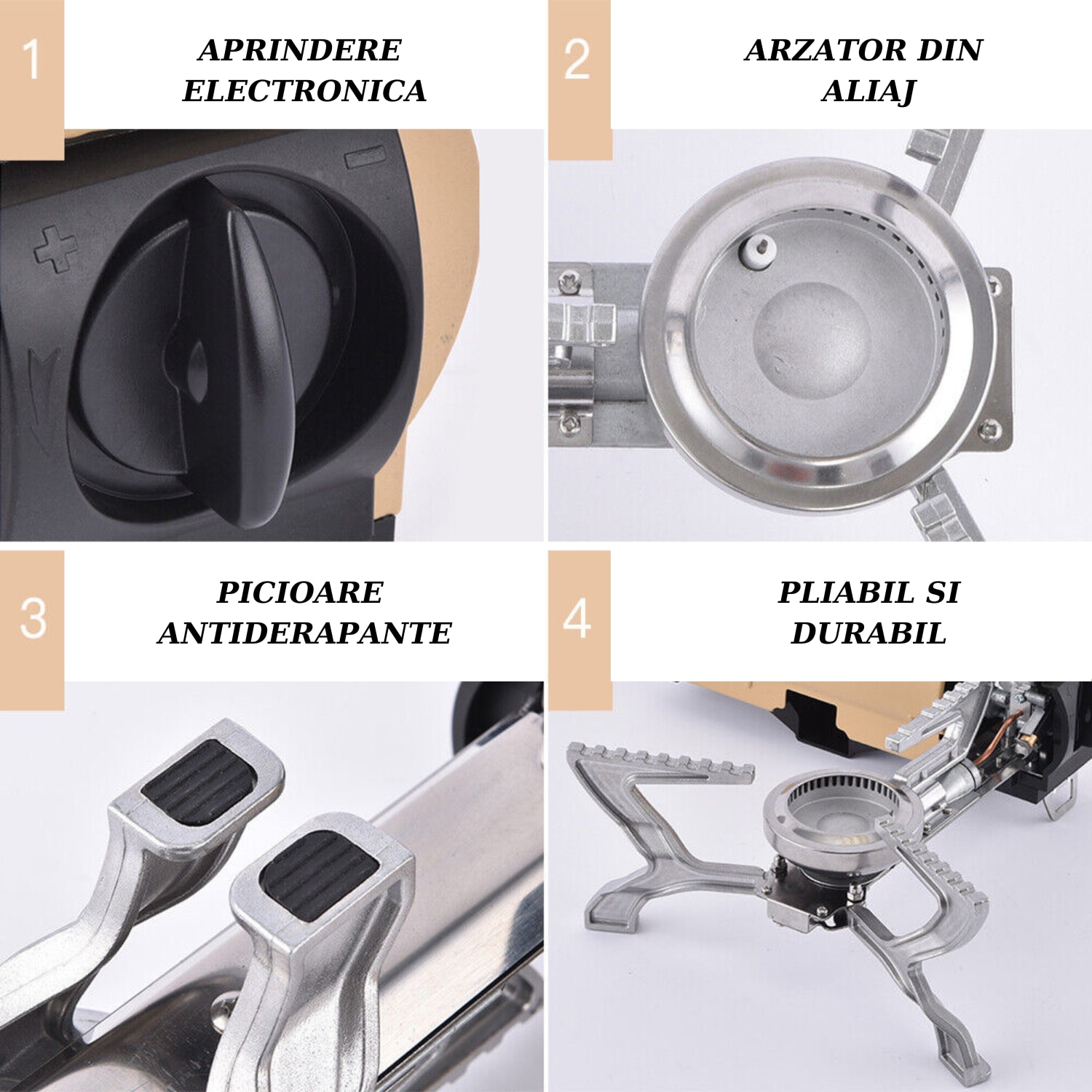 Mini Aragaz Portabil pentru Camping, Soferii de Camion/Auto, Pliabil cu ...