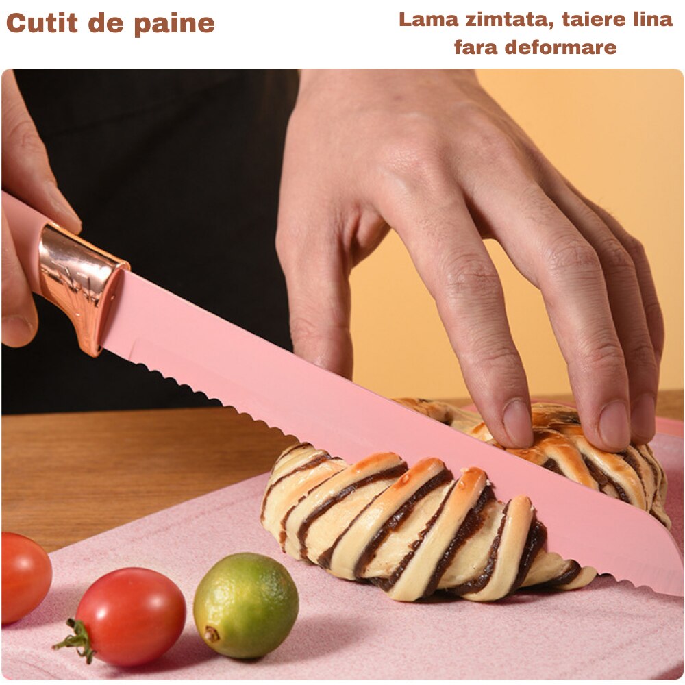 Set complet NicRONet de 19 piese ustensile de bucatarie pentru gatit ...