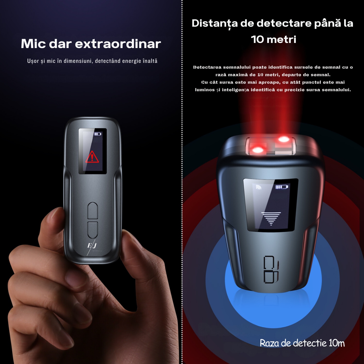 Detector aparate spionaj, EJ PRODUCTS AK500, detecteaza camere ascunse ...