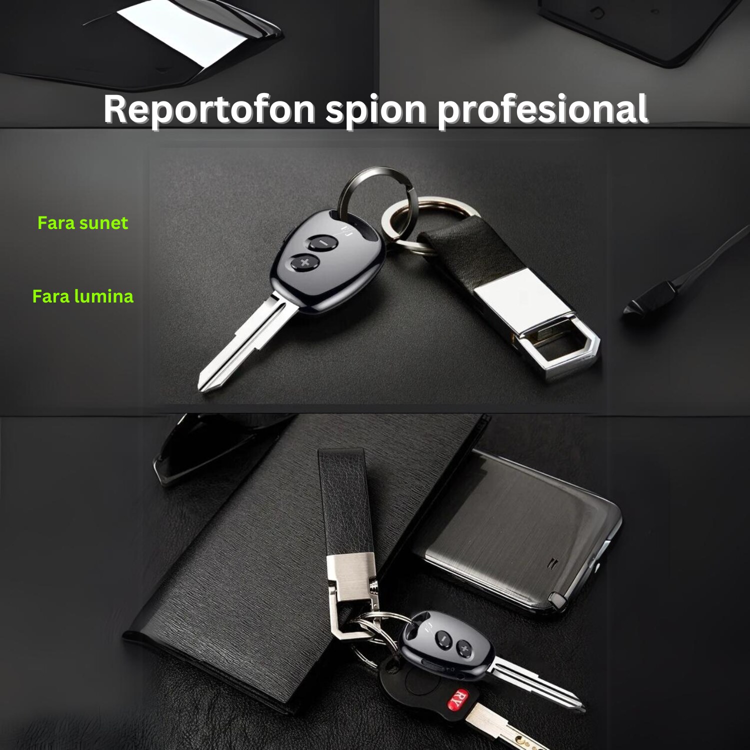 Mini reportofon spion ascuns in cheie auto, EJ PRODUCTS, M1, 16gb ...