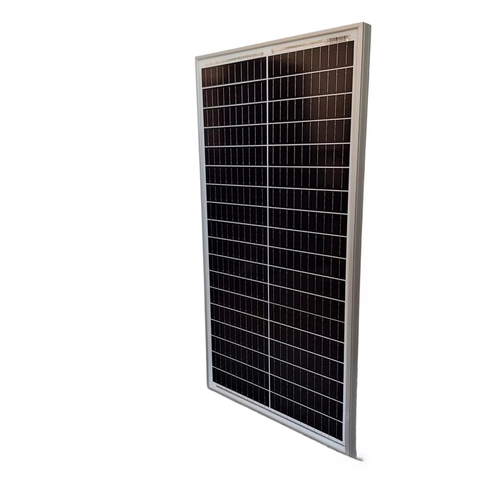 Panou fotovoltaic 50W, solar, monocristalin, dimensiuni 78, 5 x 40 x ...
