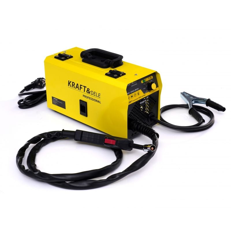 Aparat, invertor de sudura MIG 200A sarma fara gaz + 2 role + accesorii ...