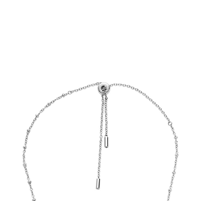 Colier Fossil Archival key slider JOF00850998, Argintiu, Auriu - eMAG.ro