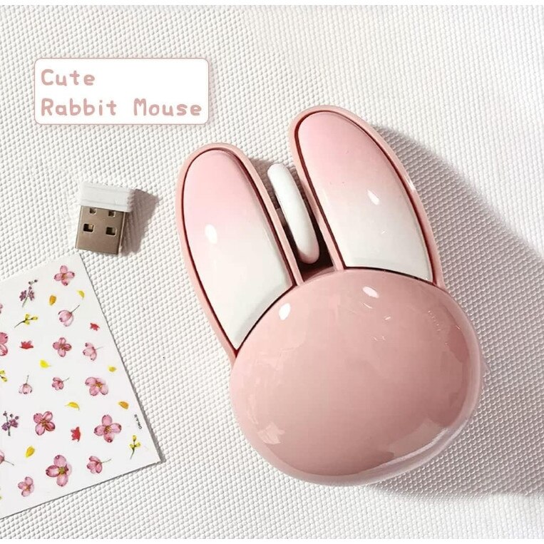 Mouse wireless, playrob, 1200dpi, USB, Roz - eMAG.ro