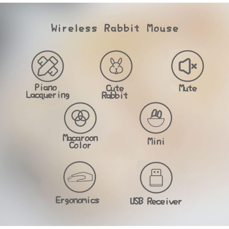 Mouse wireless, playrob, 1200dpi, USB, Roz - eMAG.ro