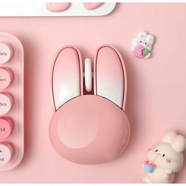 Mouse wireless, playrob, 1200dpi, USB, Roz - eMAG.ro