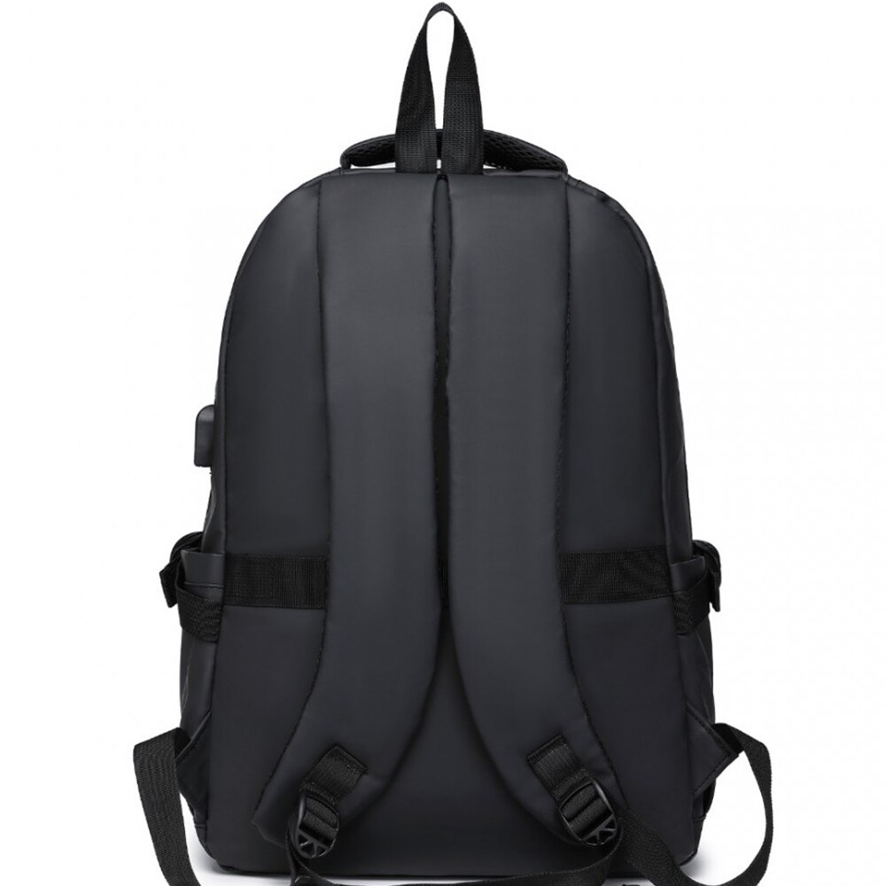 Rucsac pentru dama, cu port USB si rezistent la stropi, KONO E2329BK ...