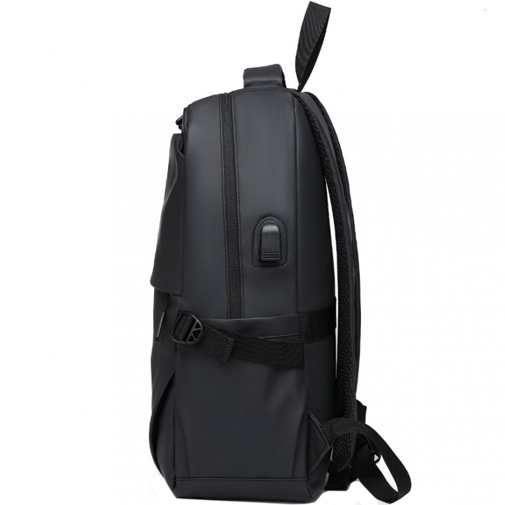 Rucsac pentru dama, cu port USB si rezistent la stropi, KONO E2329BK ...