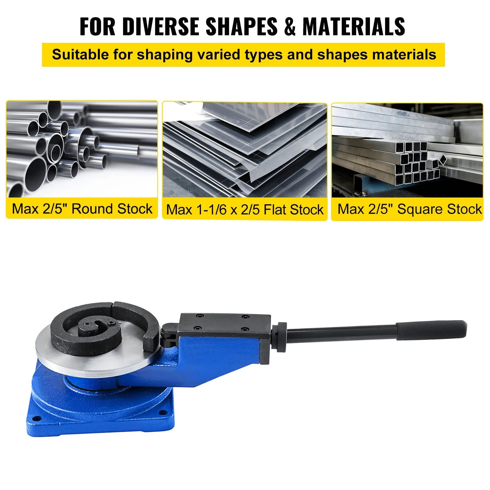 Masina de indoit, hidraulica, 3 Scroll, metal, albastru - eMAG.ro