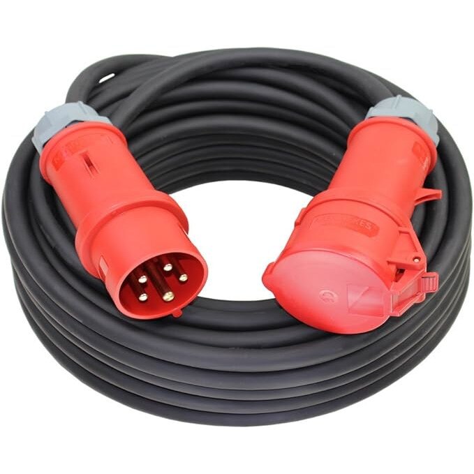 Cablu de Alimentare Industrial cu 5 Pini CEE, 400V 16A, 5 x 2.5 mm² ...