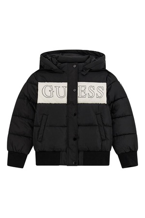 GUESS JEANS, Geaca cu gluga si logo - eMAG.ro