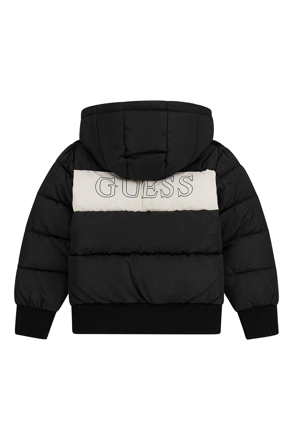 GUESS JEANS, Geaca cu gluga si logo - eMAG.ro