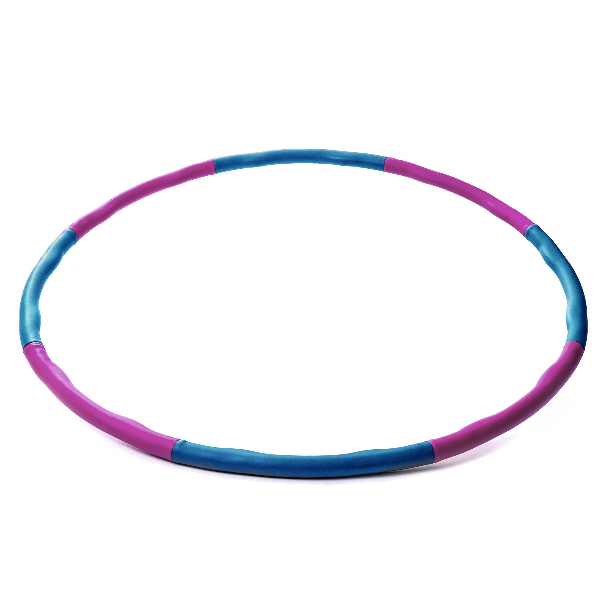 Cerc gimnastica Hula Hoop, diametru 90 cm, albastru/roz - eMAG.ro