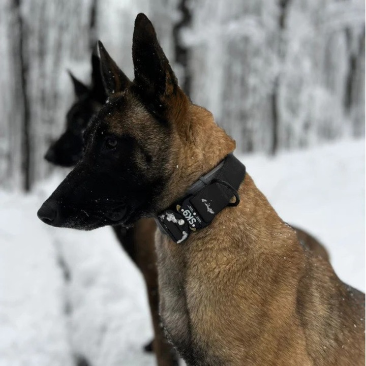 Нашийник Force, Super-K9, черен, XL, за цивилни и служебни кучета от ...