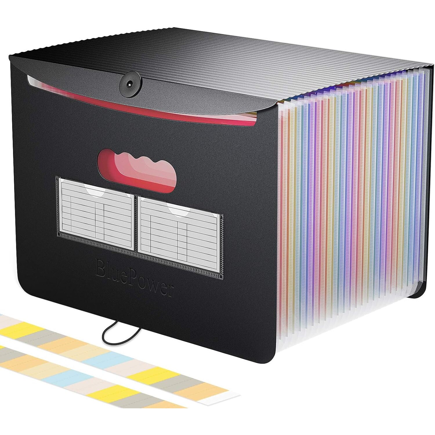 Clasor documente, longziming, Plastic, 24 Spatii depozitare, A4 ...