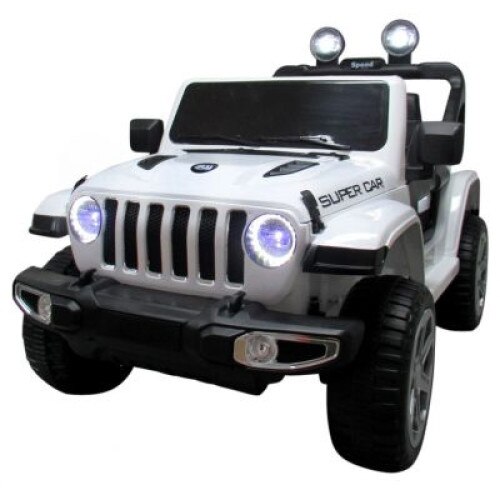 Jeep electric 4 X 4 cu telecomanda R-Sport X4 TS-938 - Alb - eMAG.ro