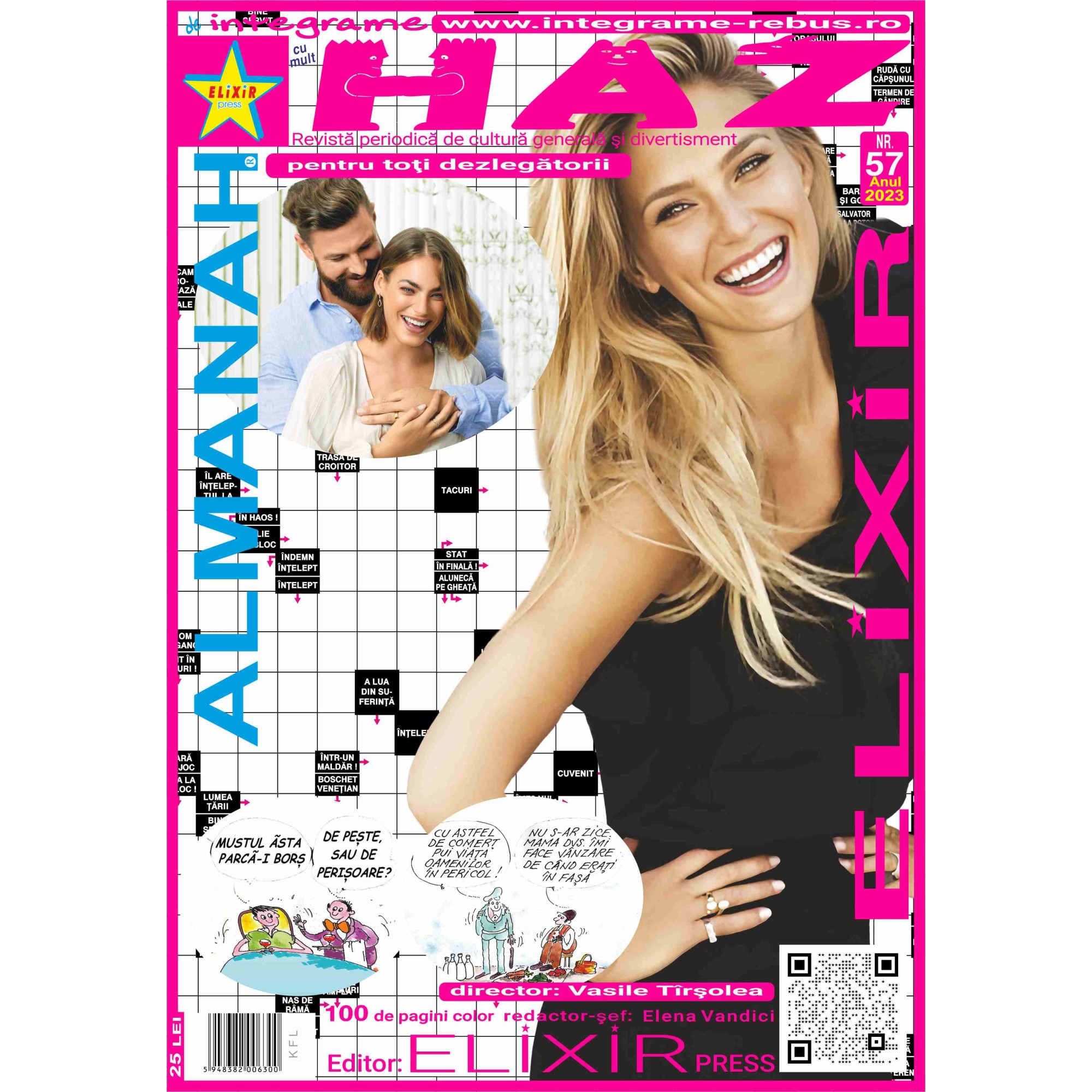 Almanah de integrame cu mult haz nr 57, 100 pagini - eMAG.ro