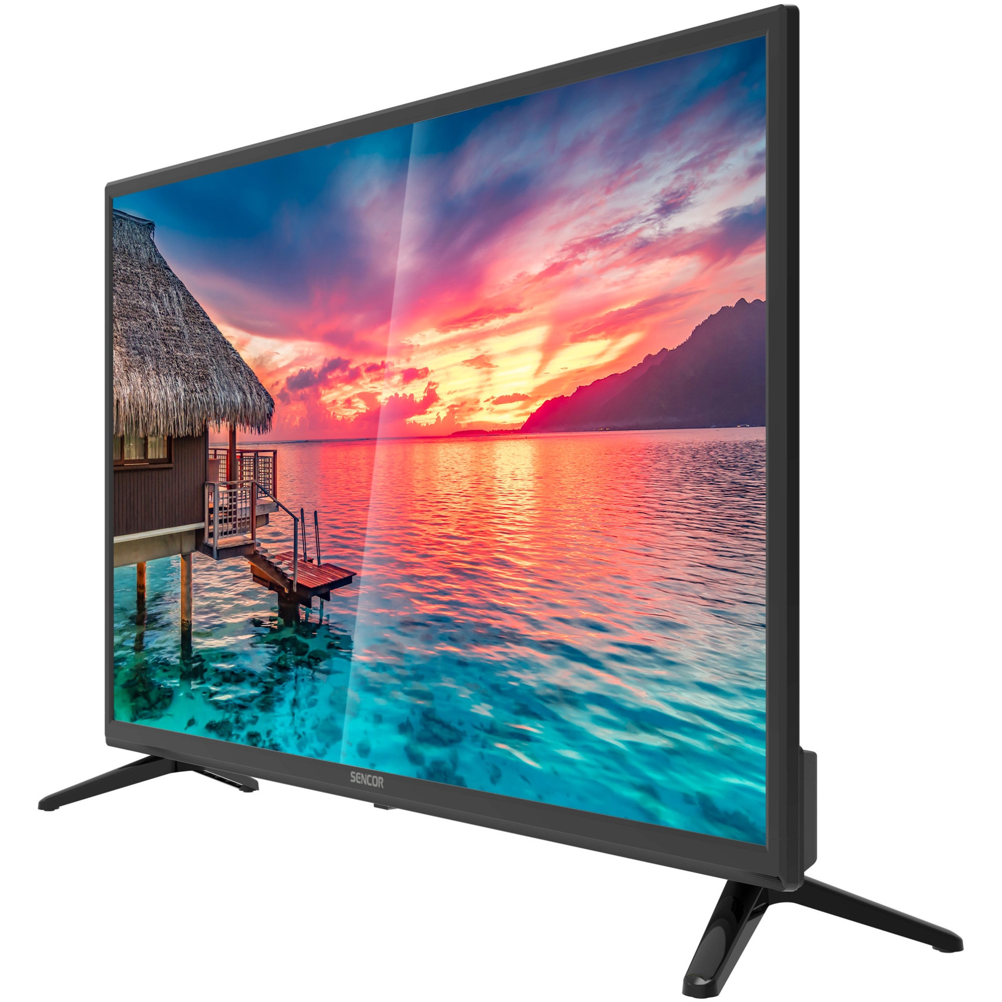 Televizor LED, Sencor, 32 inchi, Negru - eMAG.ro