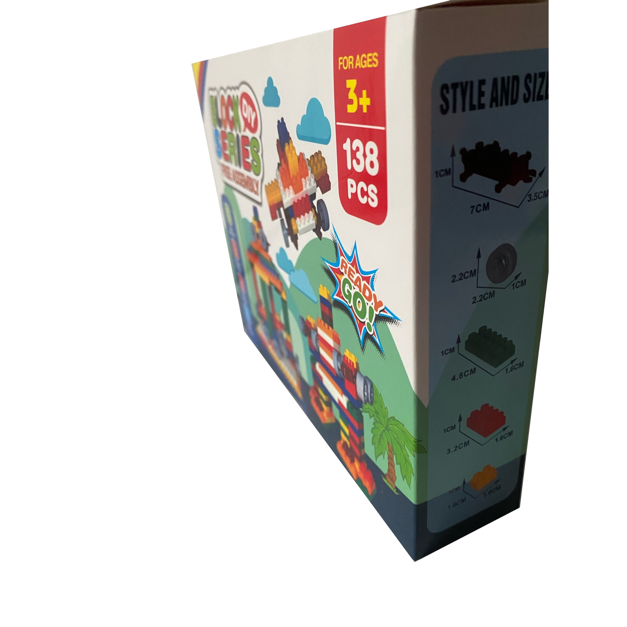 Set constructie Ælements®, stil lego, 138 piese mici, +3ani - eMAG.ro