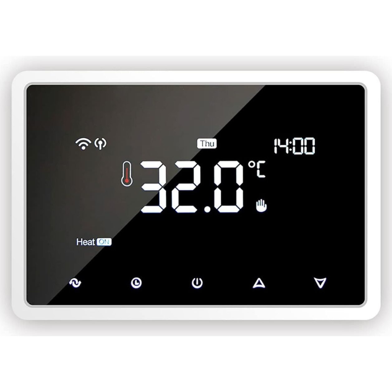 Termostat Smart WiFi cu Touchscreen, pentru centrale pe gaz, programare ...