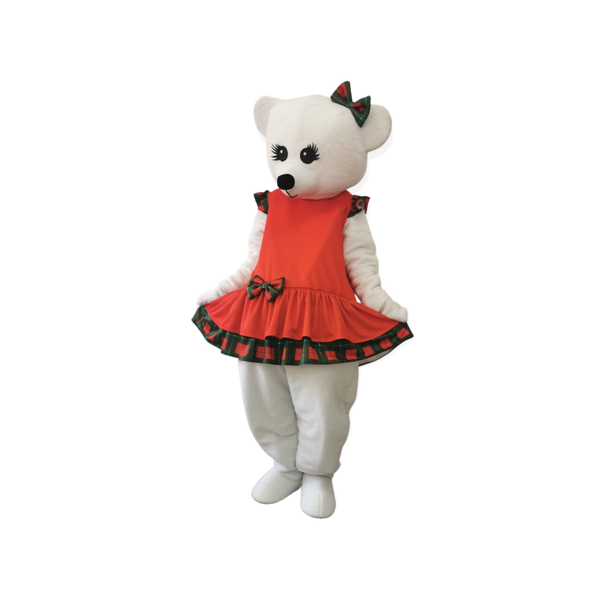 Costum urs, Mascot Masters, Alb, One size - eMAG.ro