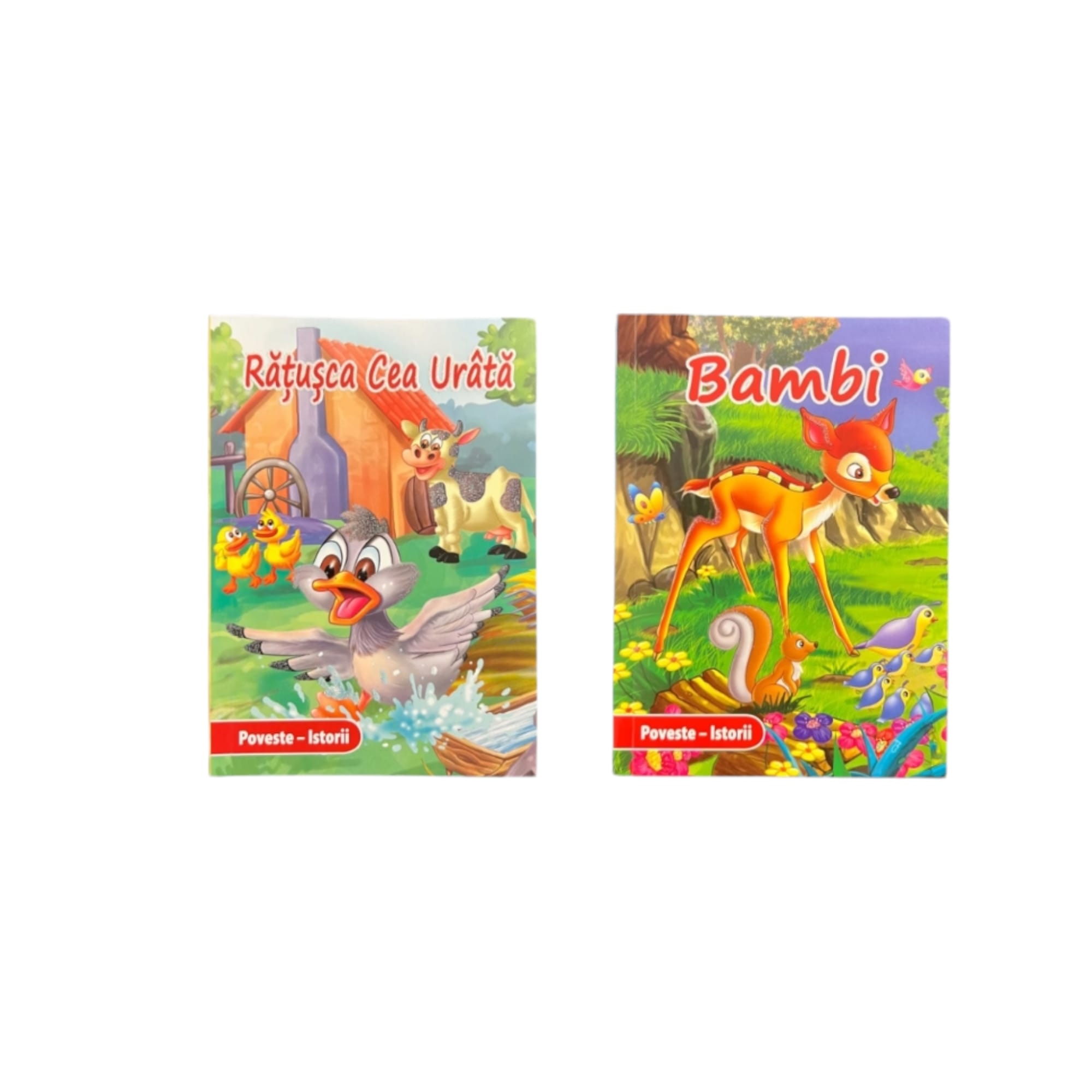 Set carti pentru copii, Bambi si Ratusca cea urata, 2+ ani - eMAG.ro