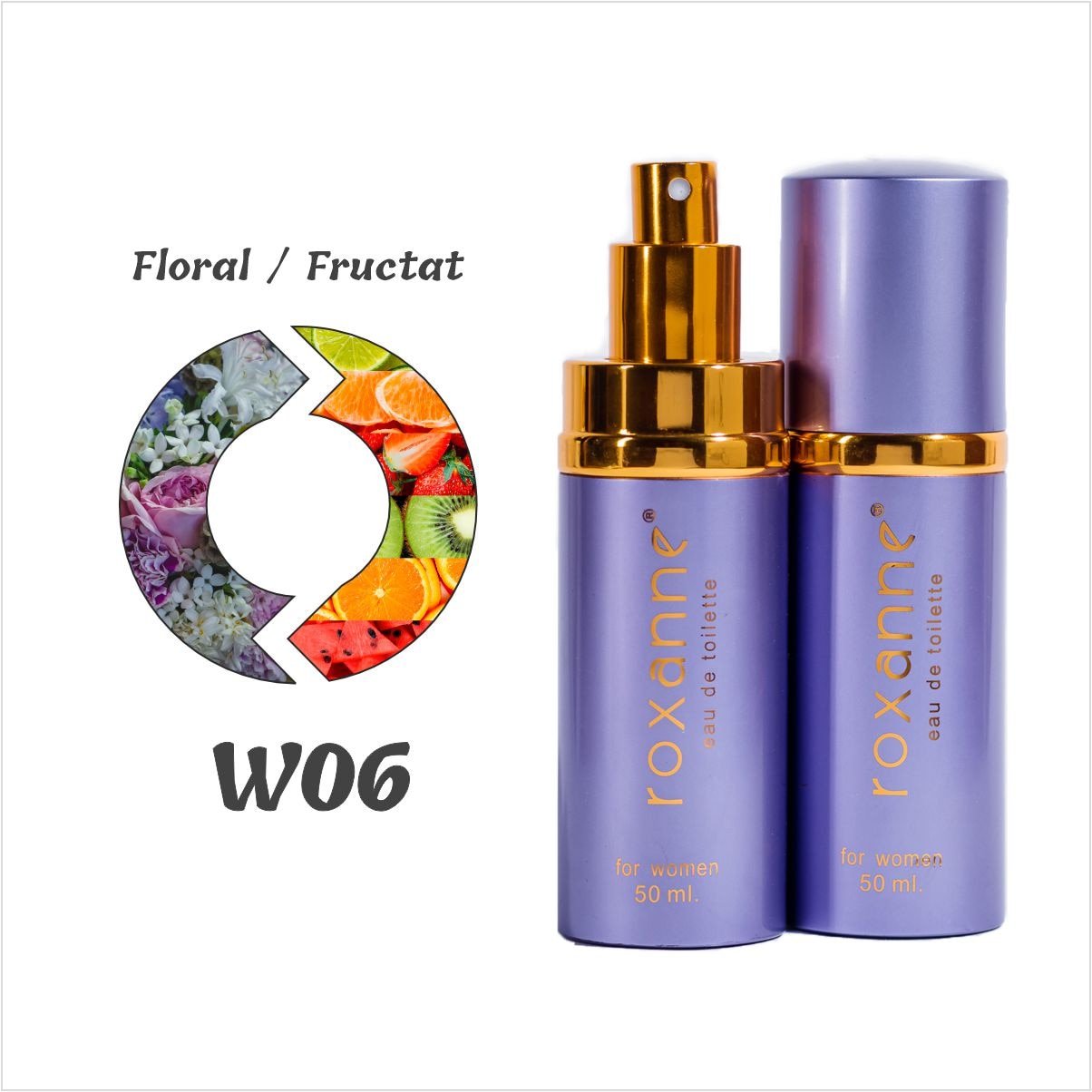 Парфюм Roxanne W06, Blue Clair, Floral-Fruit, Women, 50 ml - eMAG.bg