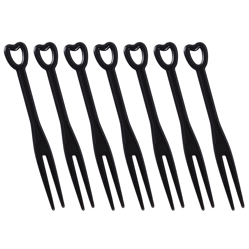 Set 500 furculite unica folosinta, LLWL, Plastic, Pentru fructe/desert ...