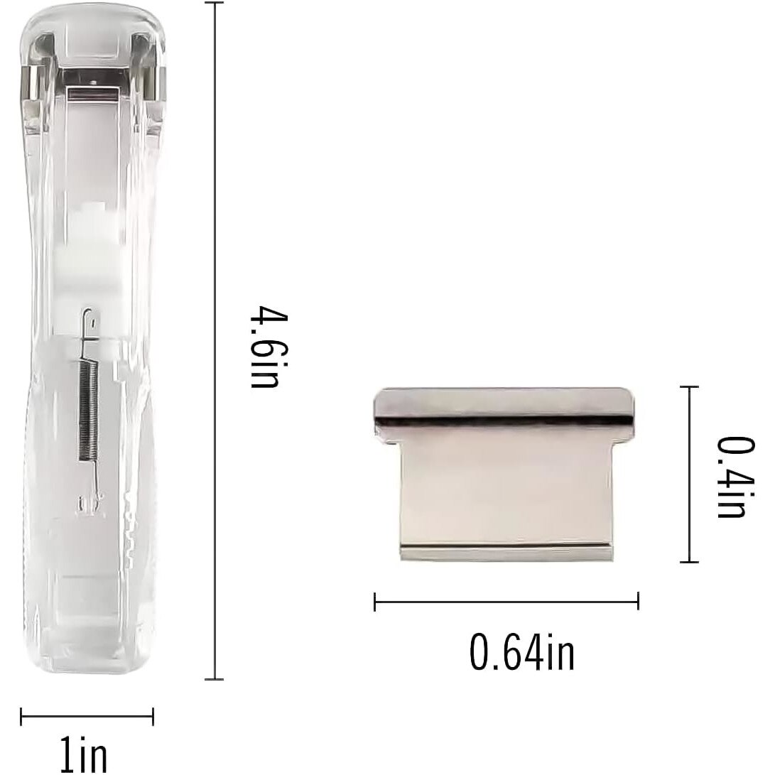 Capsator cu clema, LLWL, Plastic/Metalic, Alb - eMAG.ro
