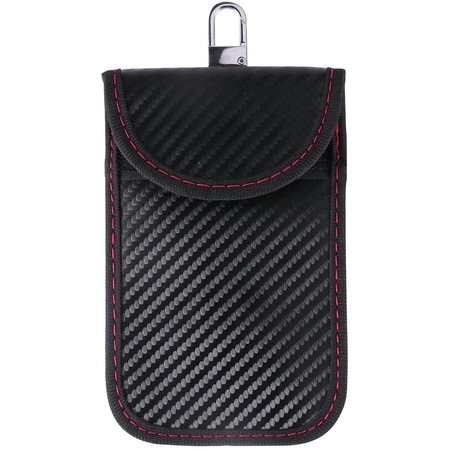 Set 2 huse chei auto, LLWL, Fibra de carbon, Negru - eMAG.ro