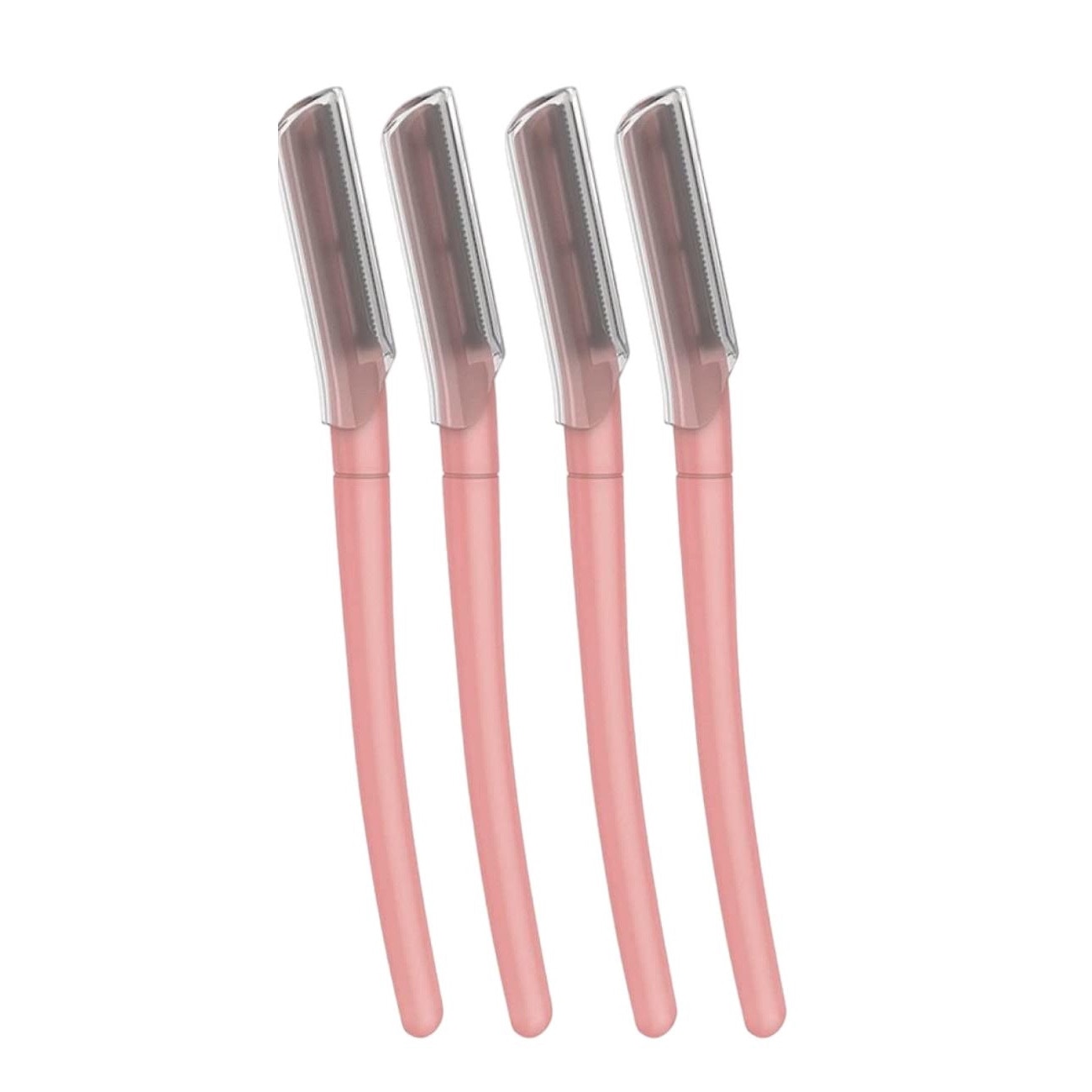 Set 4 lame faciale, LLWL, Plastic/Otel inoxidabil, Roz - eMAG.ro