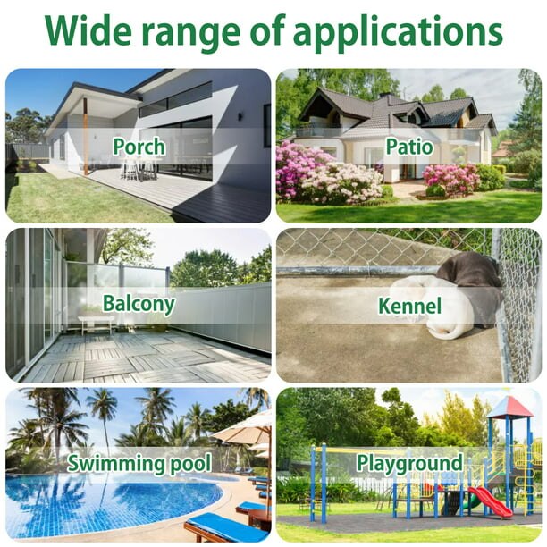 Copertina pavilion gradina, LLWL, Rezistenta ala apa, 200x400cm, Verde ...