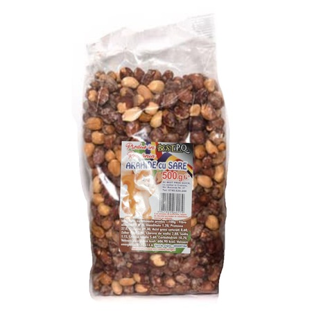 Arahide cu Sare Best PQ, 500 g - eMAG.ro