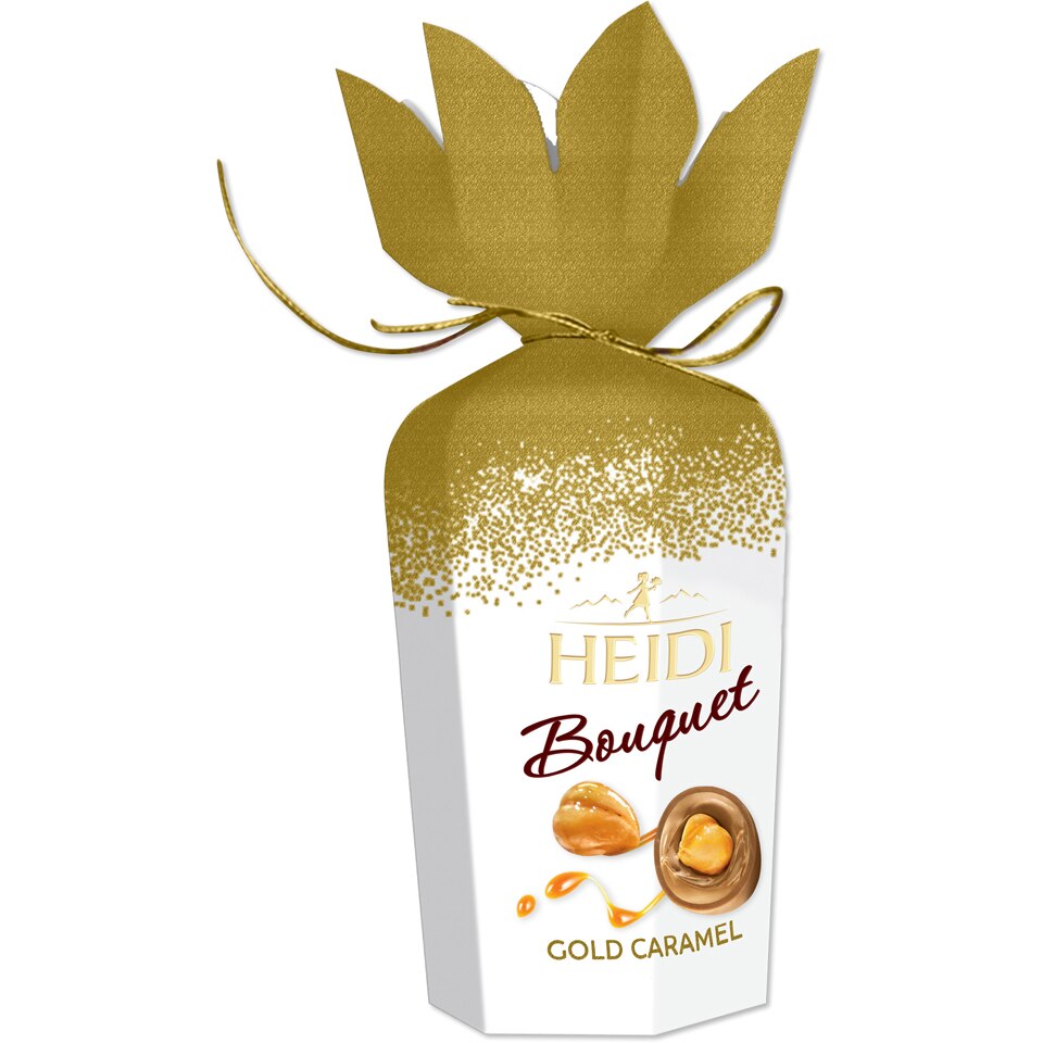 Praline ciocolata Heidi Bouquet gold caramel 120 gr - eMAG.ro