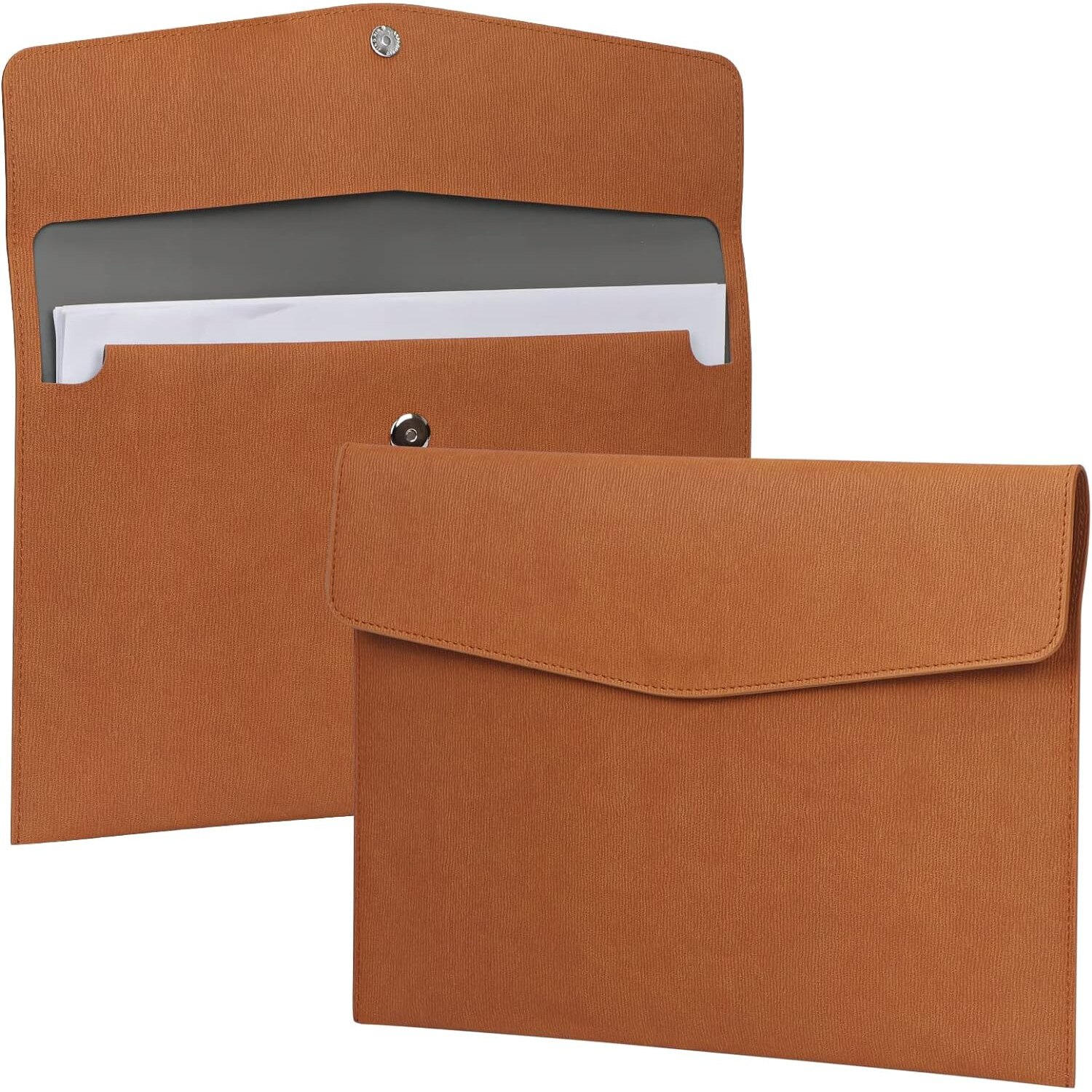 Mapa documente, LLWL, Piele ecologica, A4, Maro - eMAG.ro