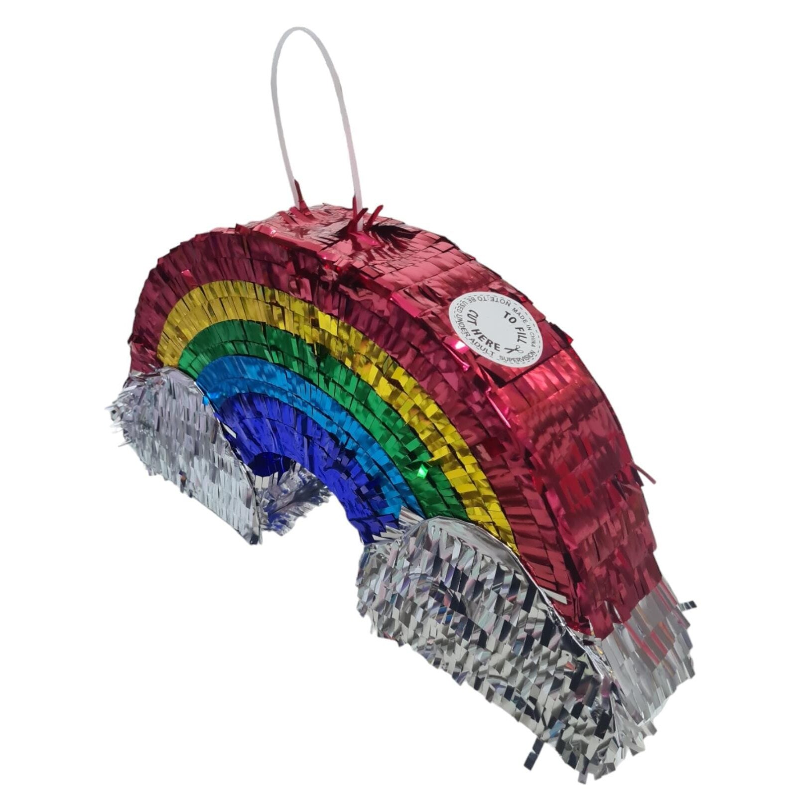 Piniata pentru petreceri, 48.5 cm x 25 cm x 7.6 cm, Curcubeu - eMAG.ro