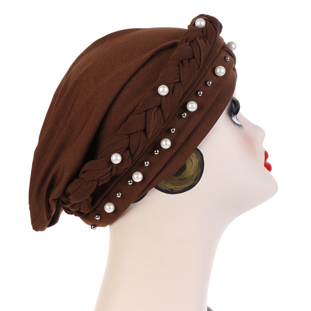 Turban dama, LLWL, Matase, Maro, Marime unica - eMAG.ro
