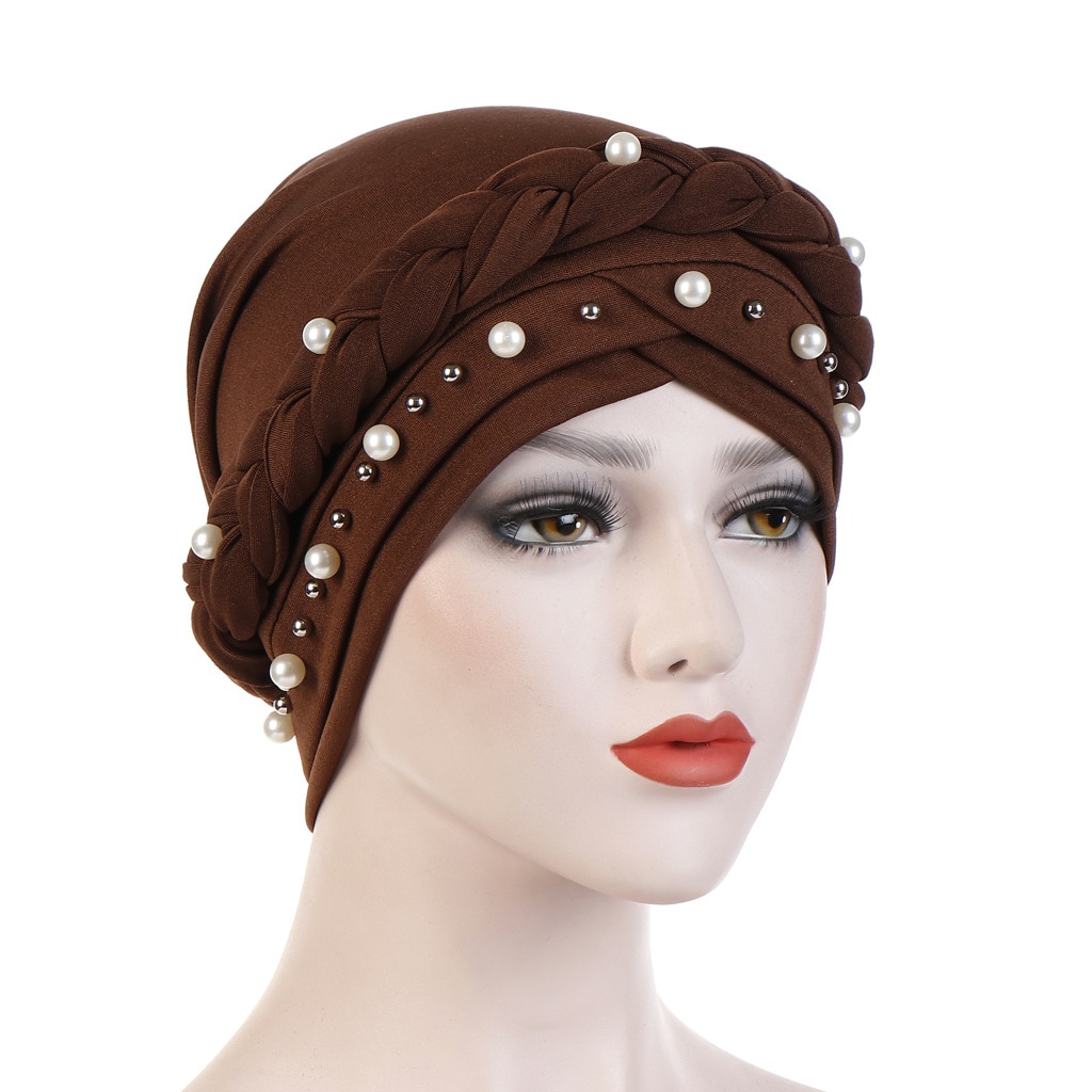 Turban dama, LLWL, Matase, Maro, Marime unica - eMAG.ro