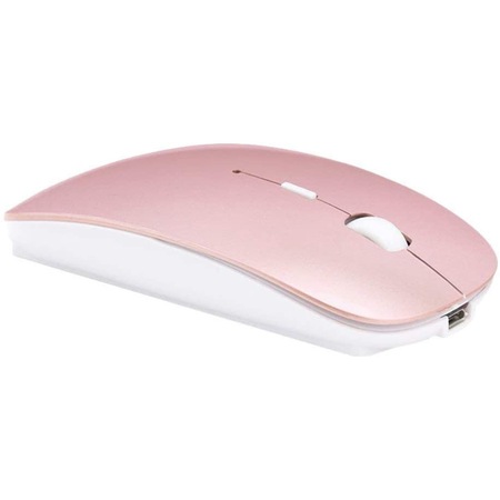 Mouse wireless JeiibrZui pentru MacBook Pro, Roz - eMAG.ro