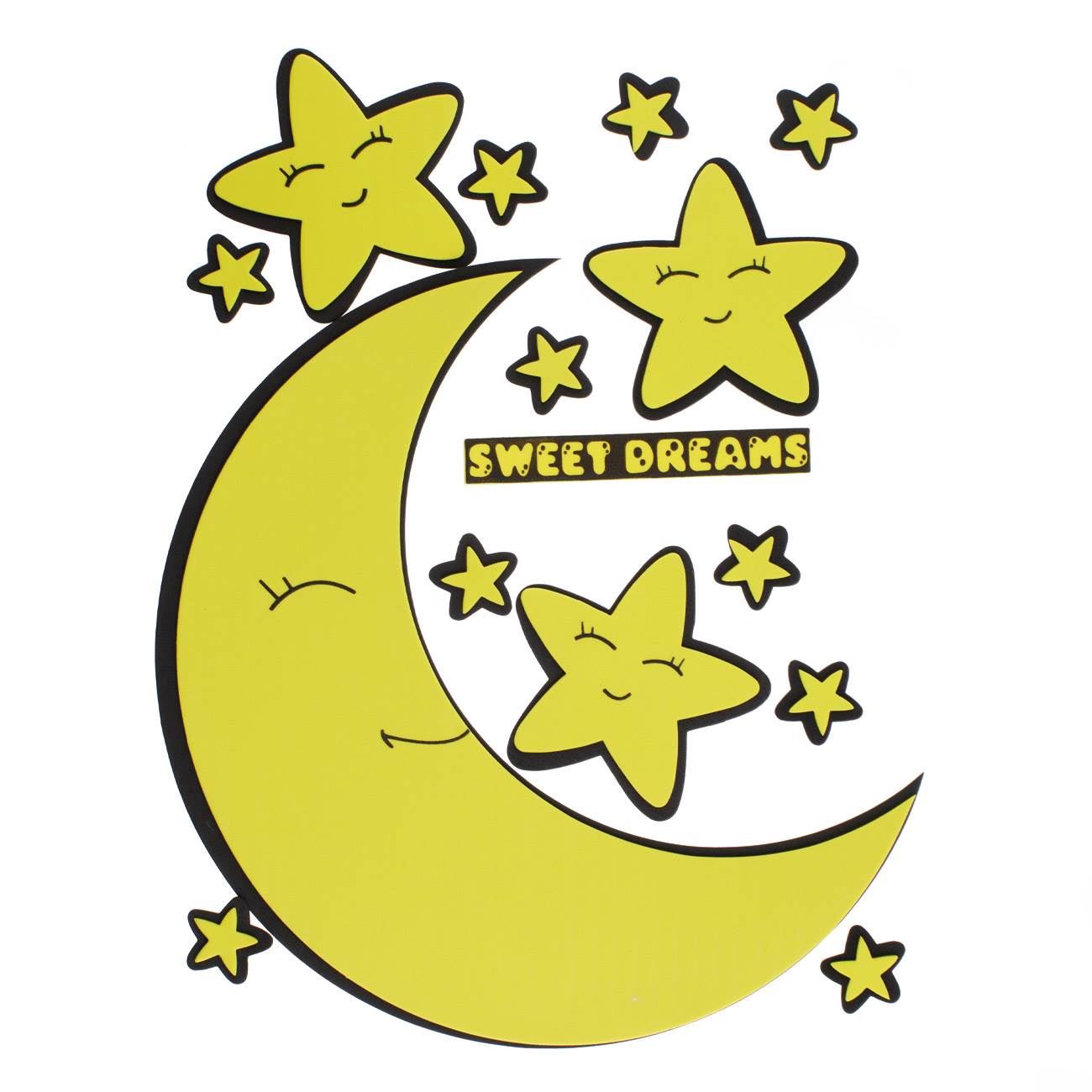 Autocolant de perete din spuma Shopiens® ”Sweet Dreams”, pentru copii ...
