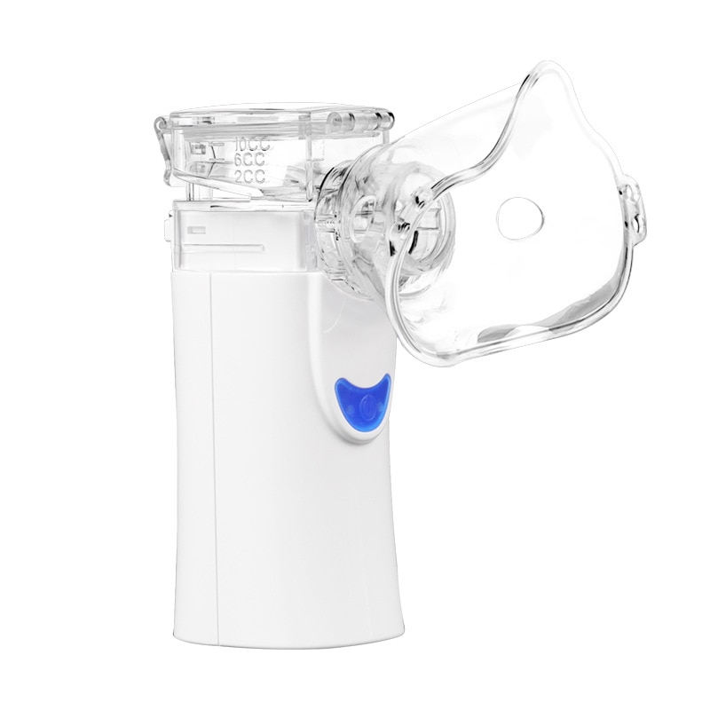 Aparat Aerosoli, Nebulizator portabil ultrasonic, Tehnologie Mesh, capacitate 10ml, dubla ...
