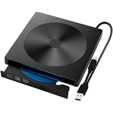 Unitate Externa CD DVD, QttvbTna, USB 3.0, Viteza Inalta, Negru - eMAG.ro