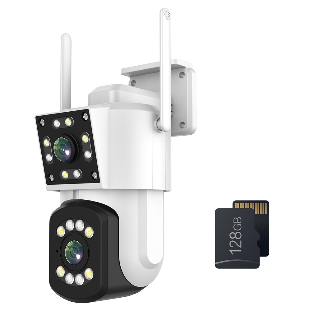 Camera de monitorizare IP cu obiectiv dual WIFI Tnnian E07 Pro, 8MP ...