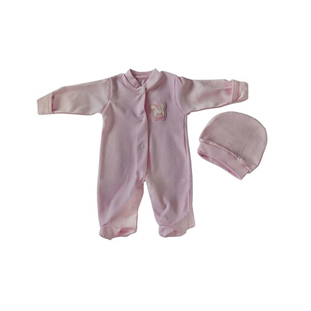 Body nou-nascut 100% bumbac, roz - eMAG.ro