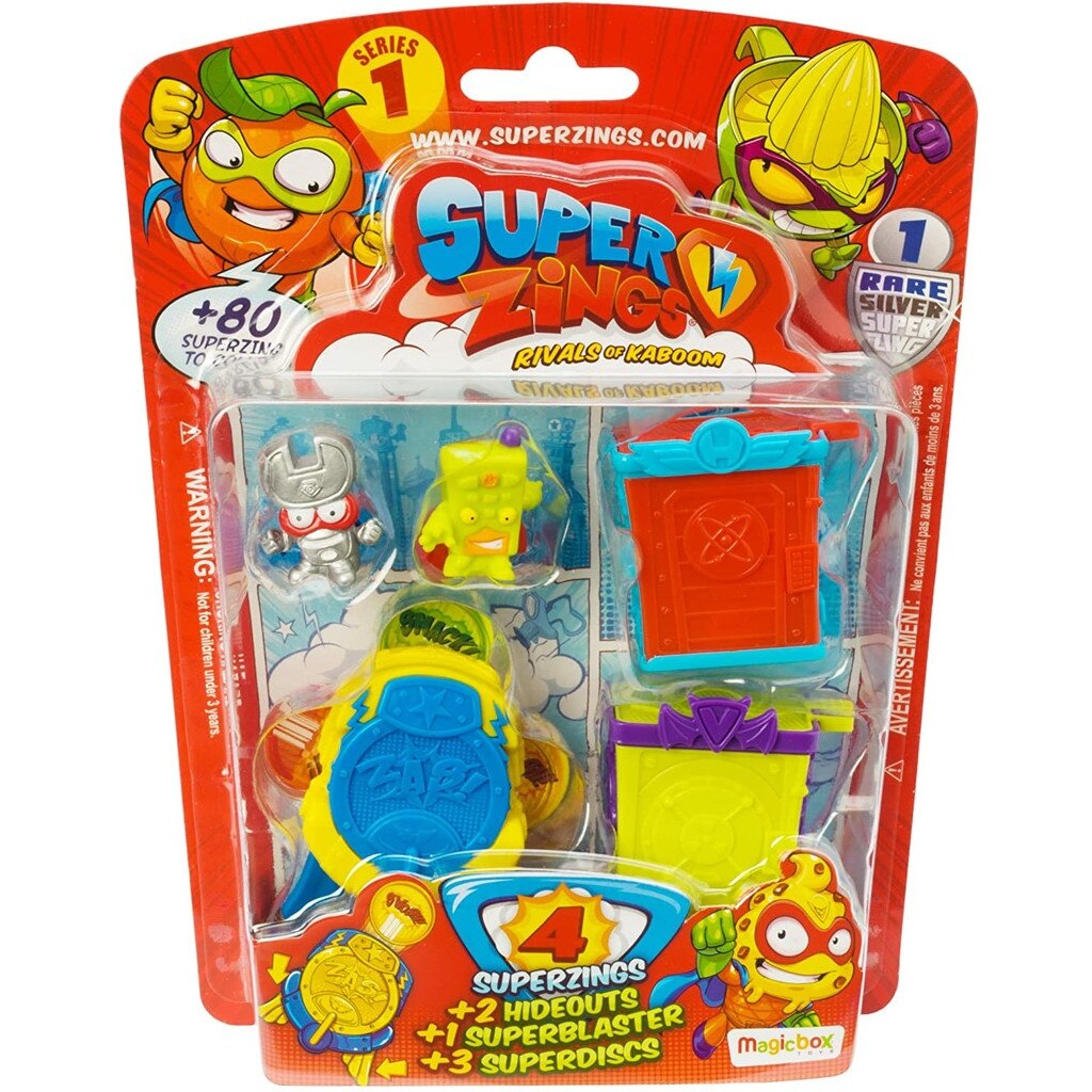 Set figurine Super Zings, Magic Box, Multicolor, 3+ - eMAG.ro