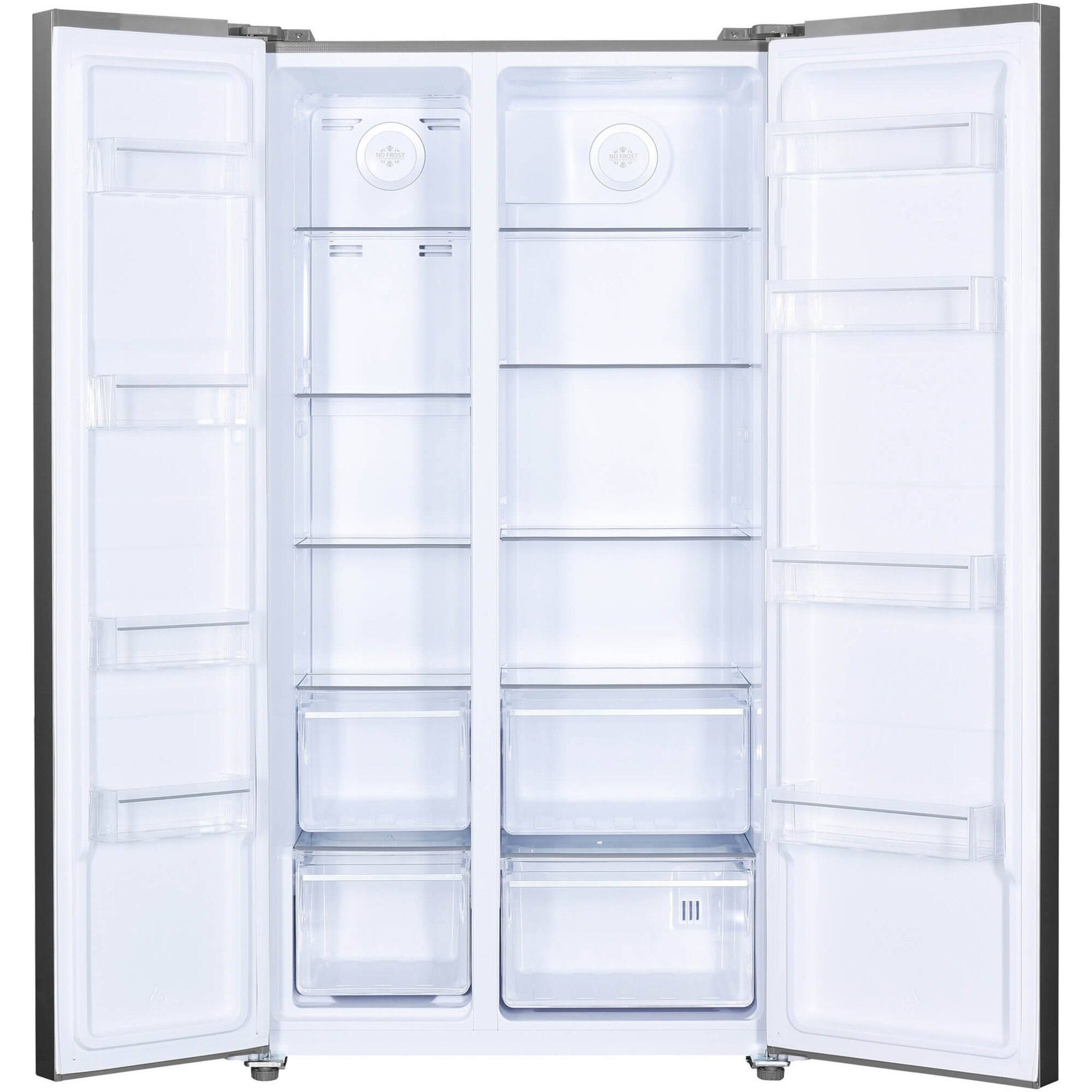 Side by side Beko GNO5322XPN, 532 l, Clasa E, NeoFrost Dual Cooling ...